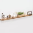 Floating Shelves for Wall Set of 2 Rustic Solid Elm Wood Live Edge Wall ...