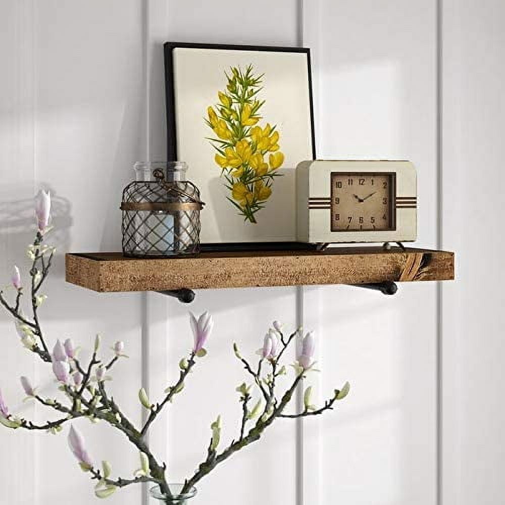 Floating Shelves Wall Shelf - Floating Shelves Wood Wall Mounted ...