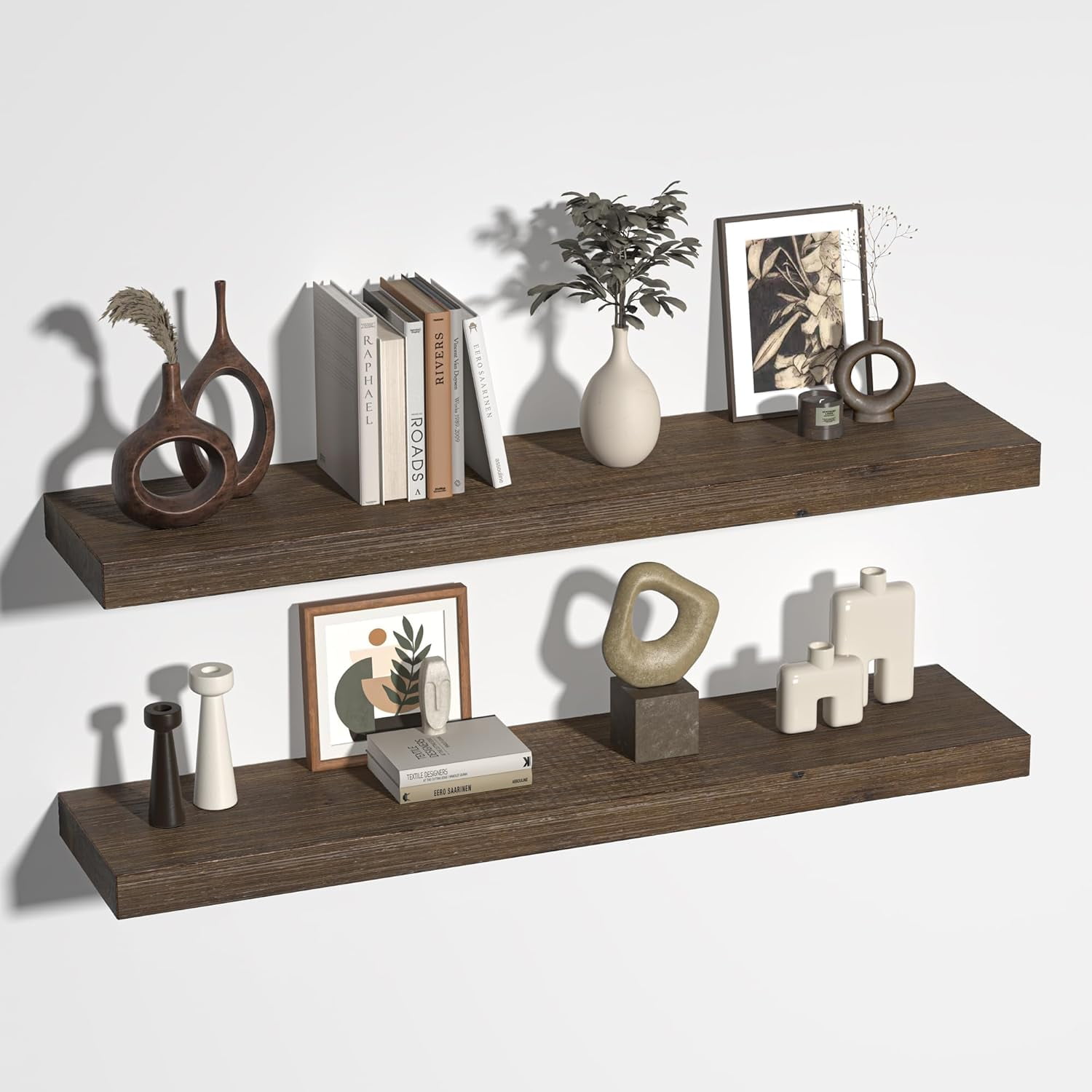 Floating Shelves for Wall, USA-Sourced Fir Wood 36 Inch Wall Shelves ...