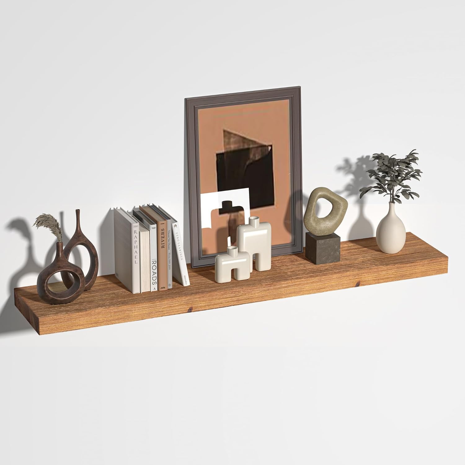 Floating Shelves for Wall, USA-Sourced Fir Wood 48 Inch Wall Shelves ...