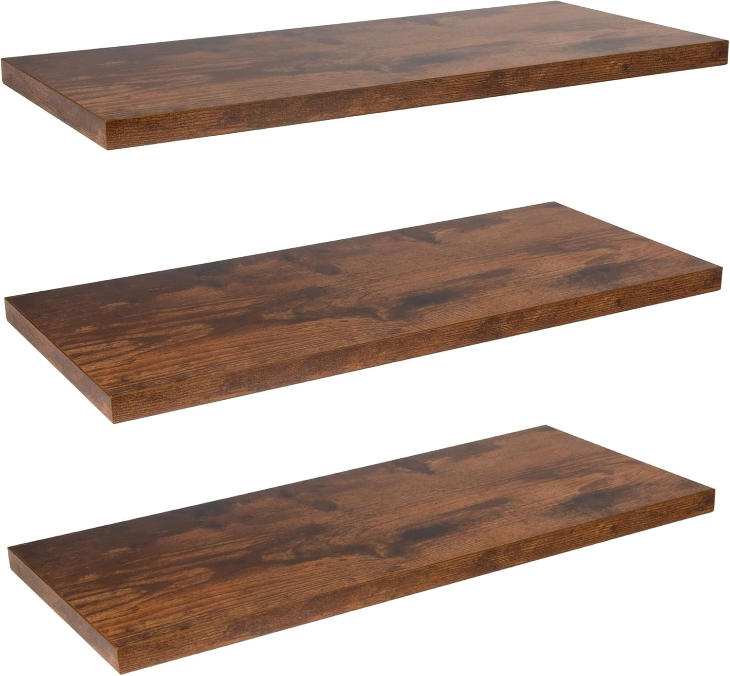 Floating Shelves for Wall - Wall Mounted Rustic Wood Shelves for ...