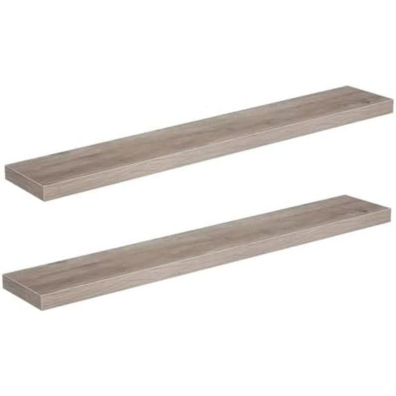Floating Shelves for Wall, Wall Mounted Shelf Set of 2, 47.2" Hanging ...