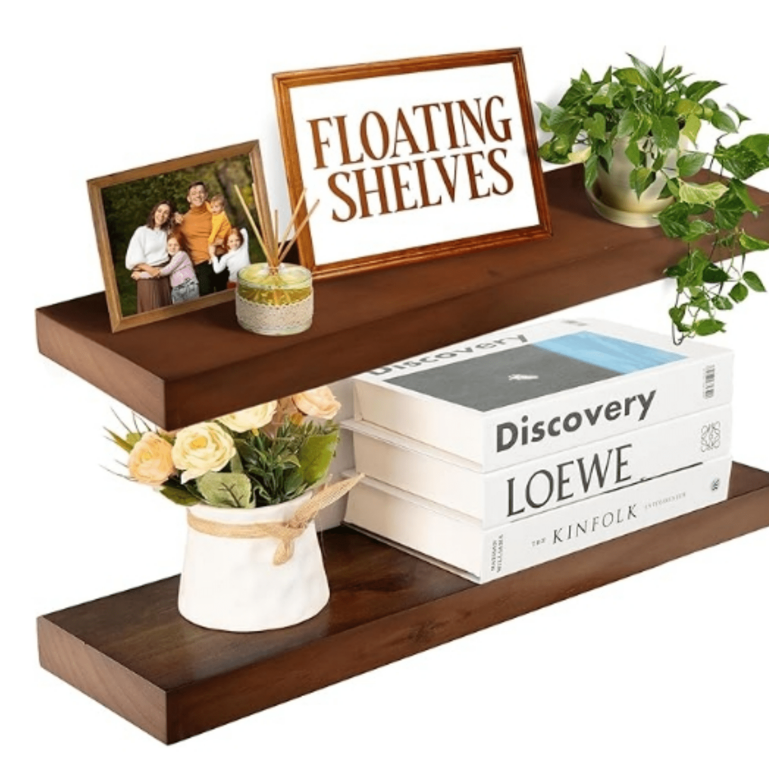 Floating Shelves for Wall - Wood Floating Shelves, Floating Wood ...