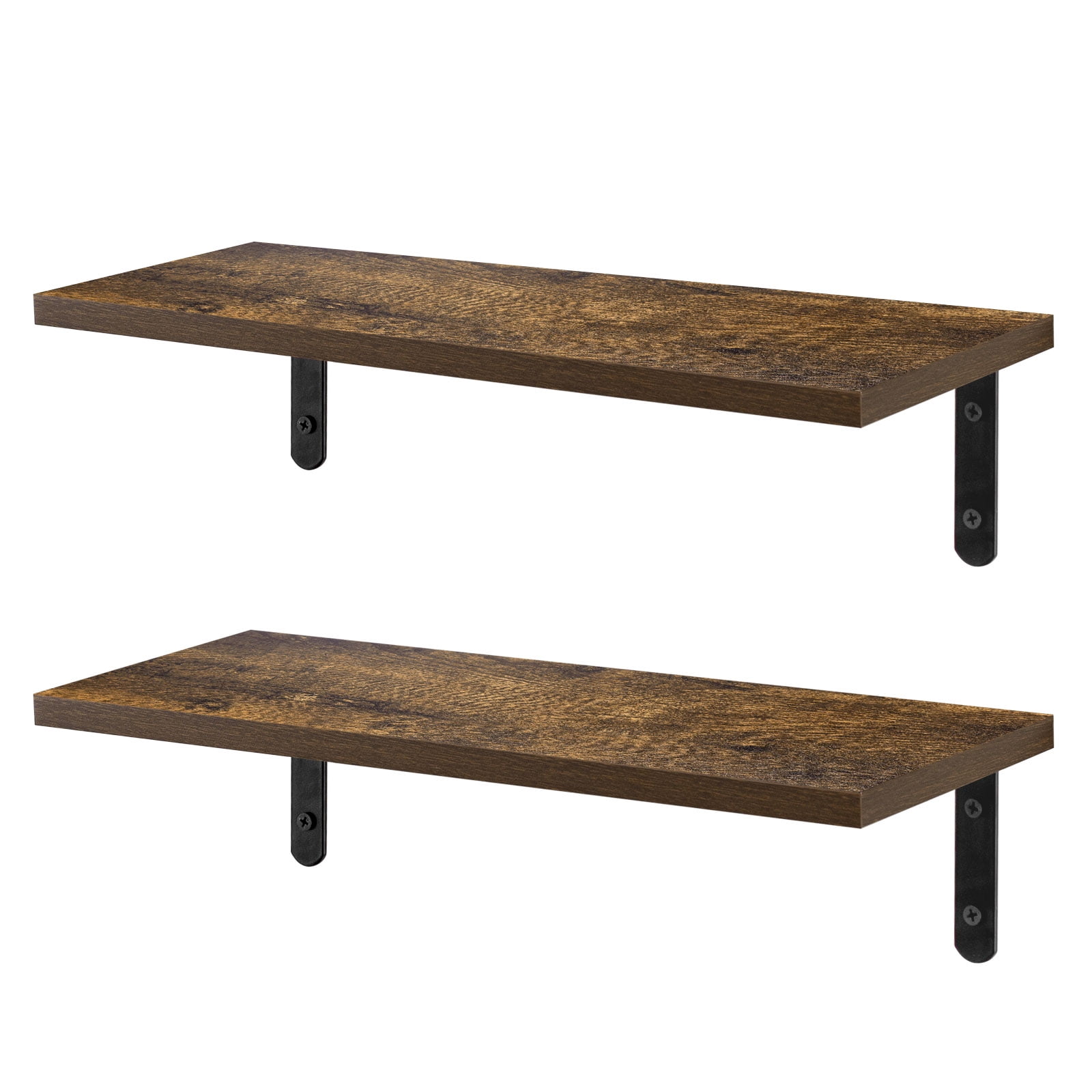 Floating Shelves Wood Wall Mounted Shelf for Living Room Bedroom ...