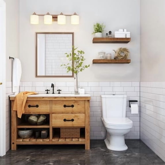 Floating Shelves for Wall Bathroom Shelf Bedroom Kitchen Living Room ...