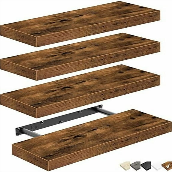 Floating Shelves for Wall Bathroom Shelf Bedroom Kitchen Living Room ...
