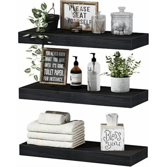 Floating Shelves for Wall Bathroom Shelf Bedroom Kitchen Living Room ...