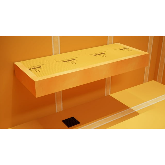 "Floating Shower Bench Kit with Schluter Kerdi - Original Bracket ...