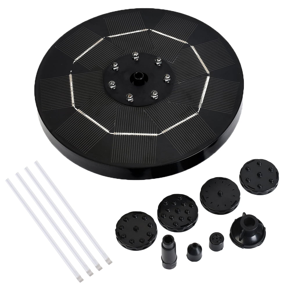 Floating Small Pond Pump Solar Fountain Practical Powered Automatic ...