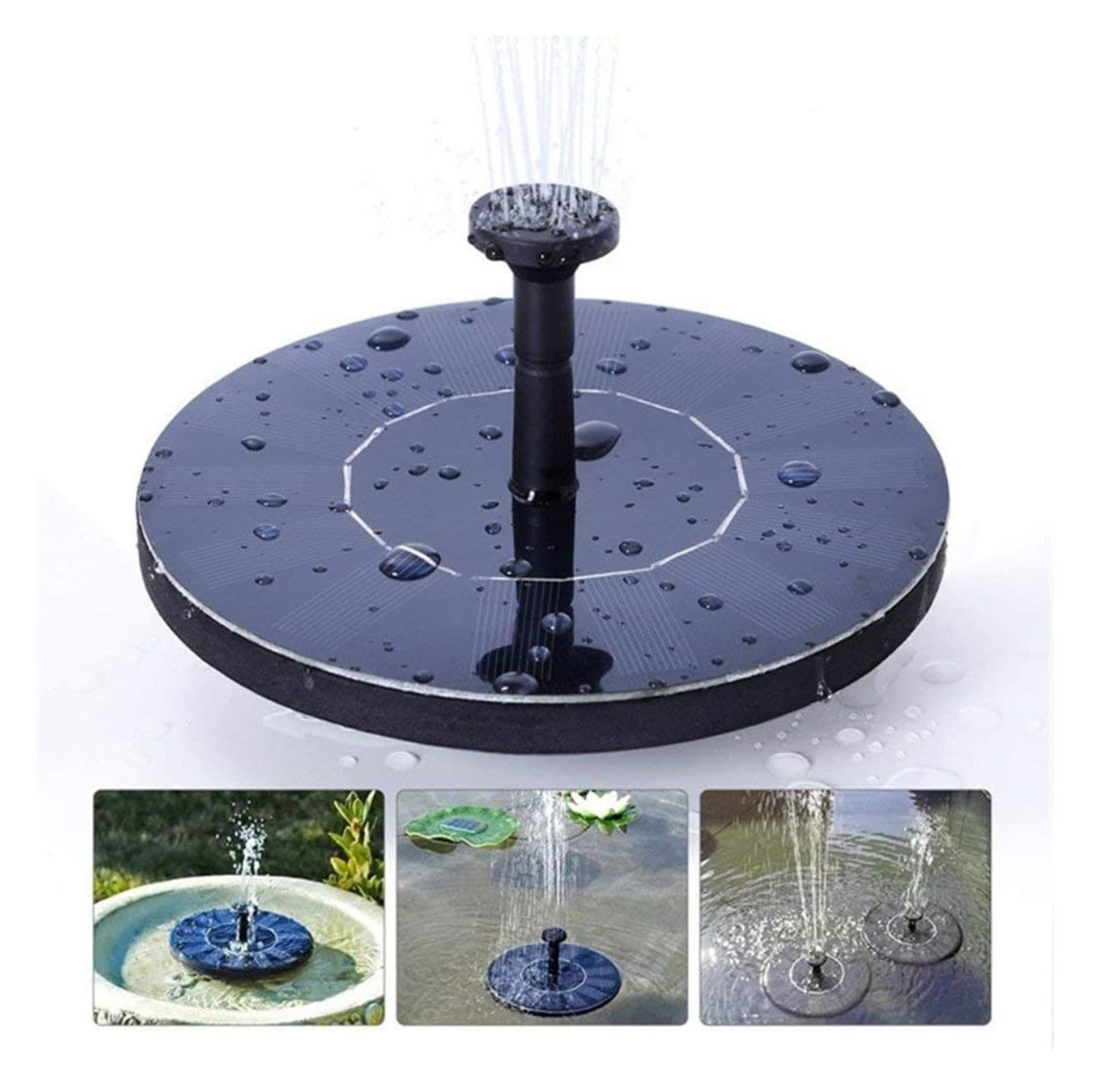 Floating Solar Fountain Solar Powered Fountain Pump For Standing ...