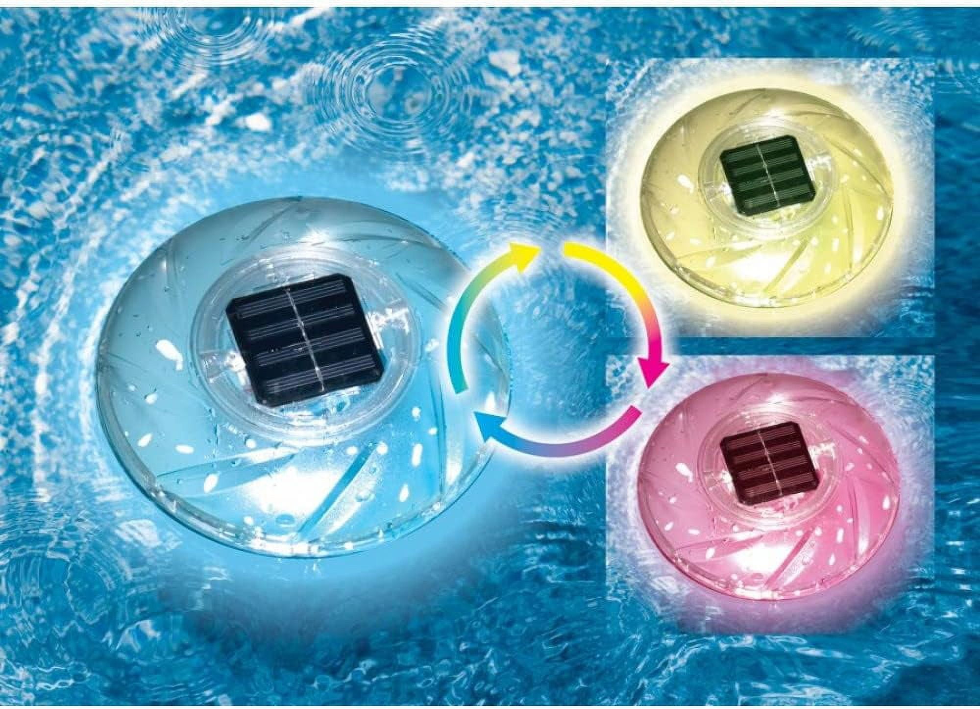 Floating Solar Rainbow Pool Light | 8 Color Changing Show | Runs for Up to 8 Hours | for ...