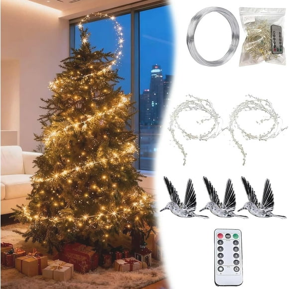 Spiral Rope Light Tree