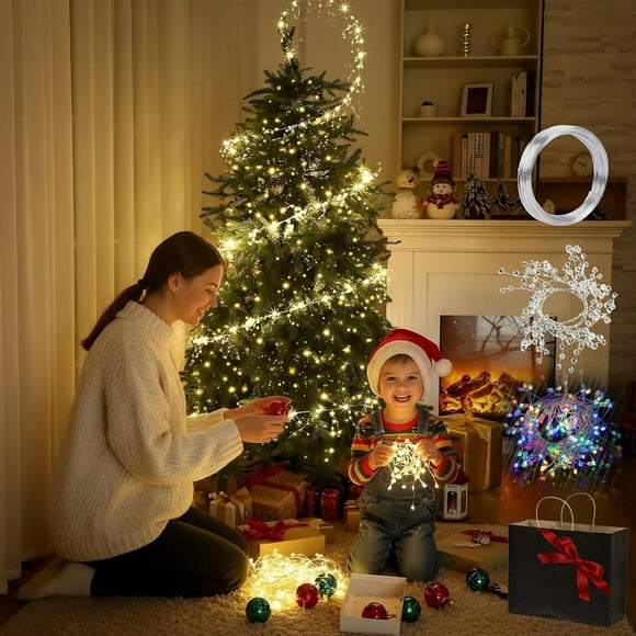 Spiral Rope Light Tree