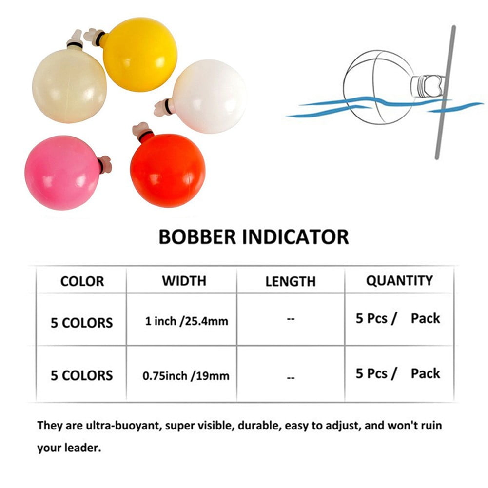 Floating Strike Indicators Pack Of 5 Designed For Enhanced Sensitivity ...