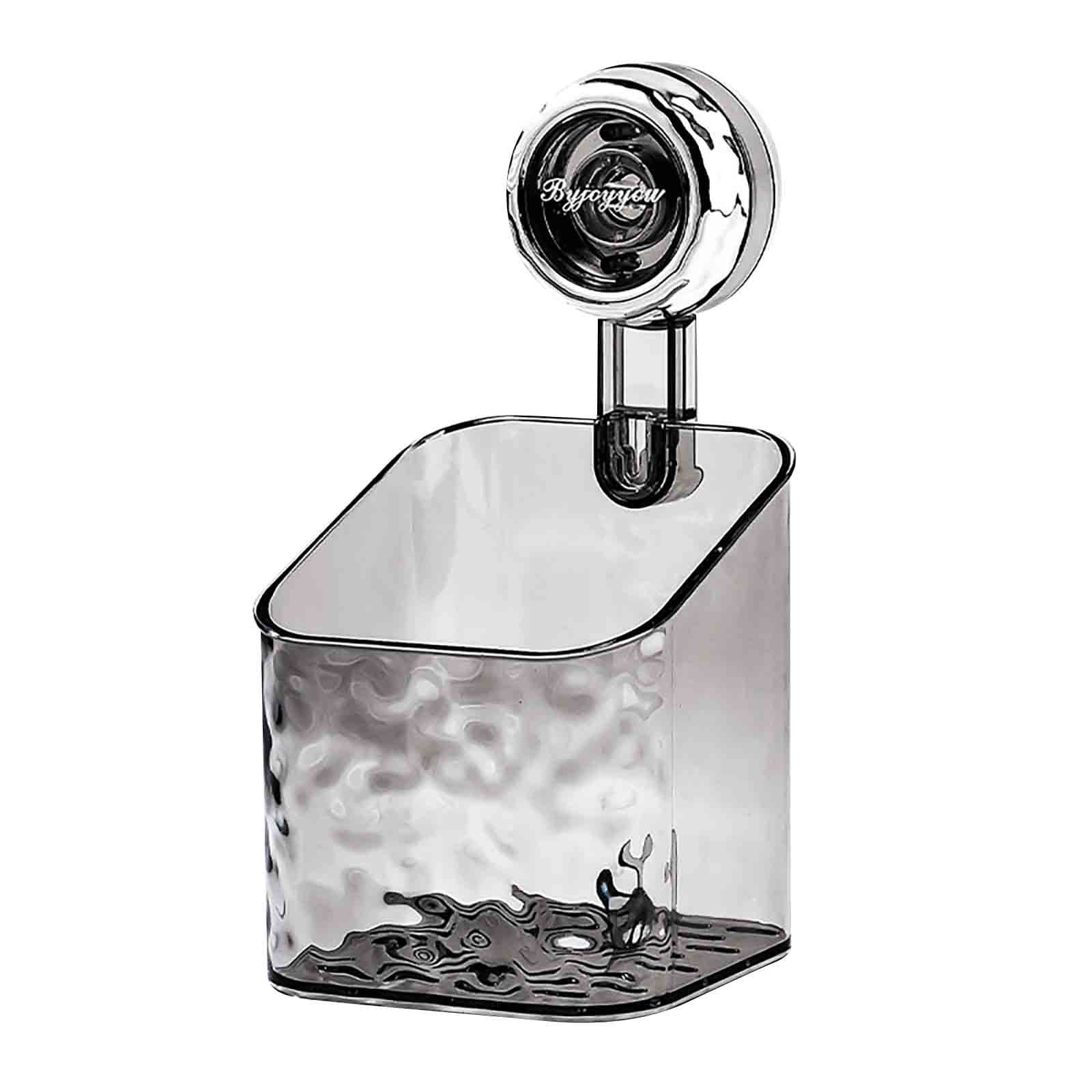 Floating Suction Cup Organizer with Drain Holes, No Drill Wall Mount ...