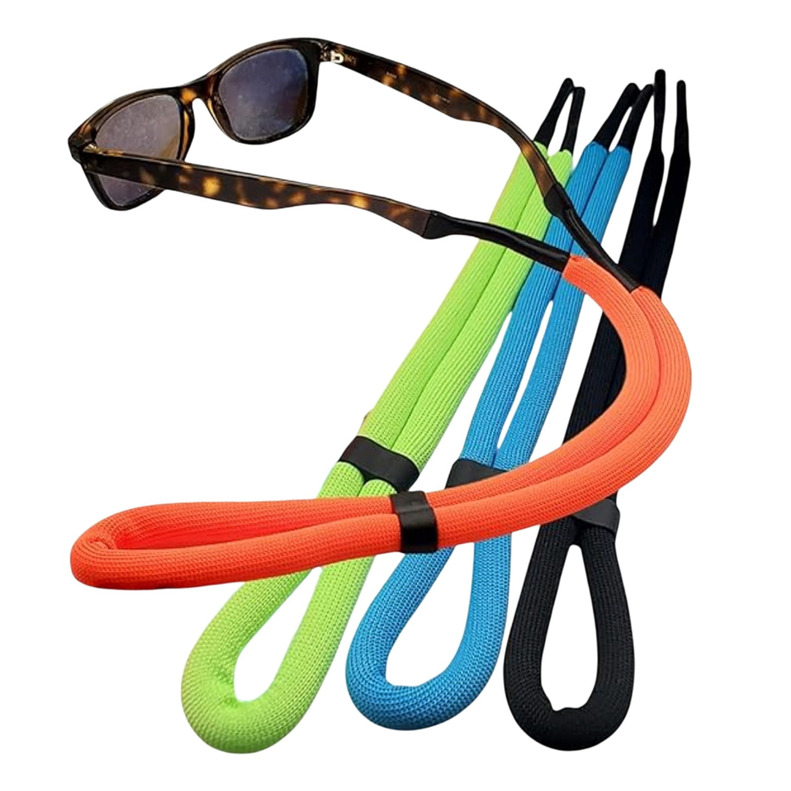 Floating Sunglasses Straps for Water – 4 Pack Buoyant Glasses Retainer ...
