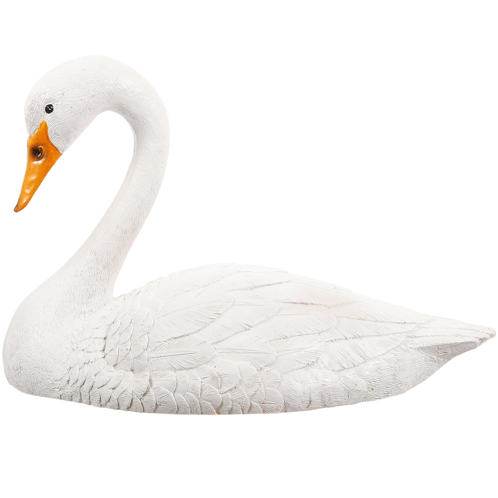 Floating Swan Fake and Food Solar Garden Statues Outdoor Toys - Walmart.com