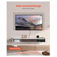 Floating TV Stand 55 Inch, Wall Mount Entertainment Center with Storage ...
