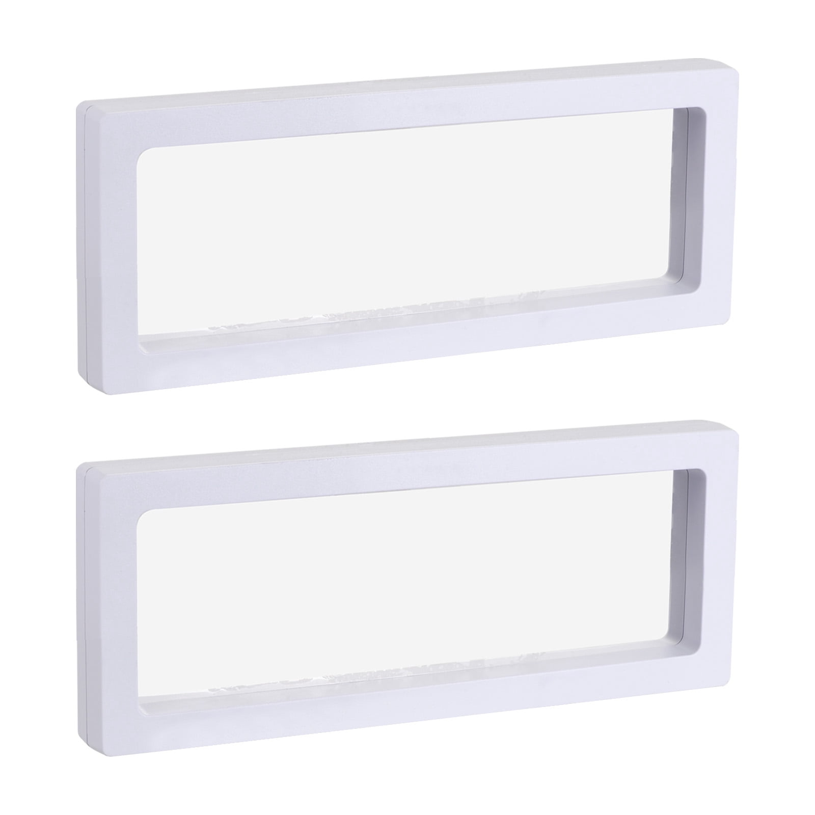 Floating Thin Film Display Box, ABS Frame Case 18cm x 7cm x 2cm White ...