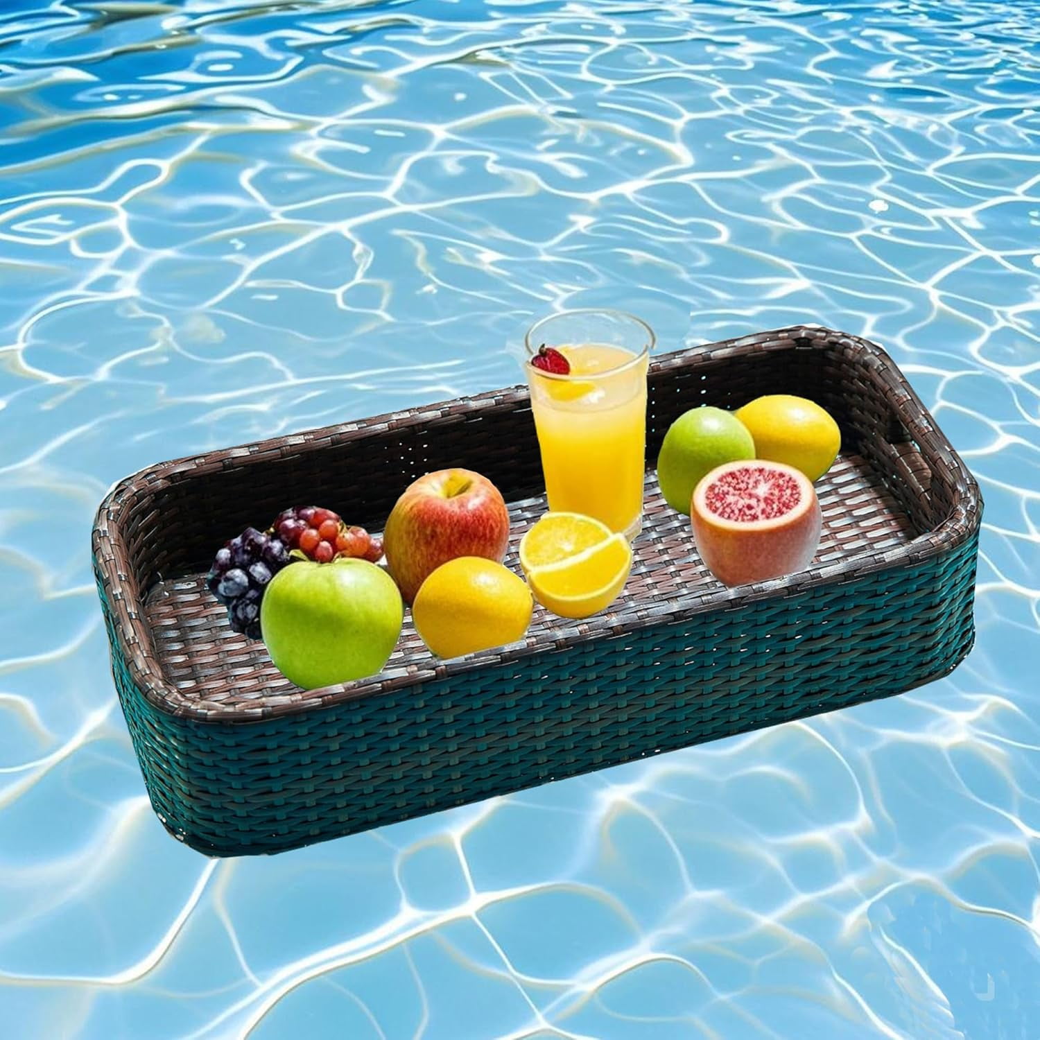 Floating Tray for Pool, Round Serving Tray for Swimming Pool Floats ...