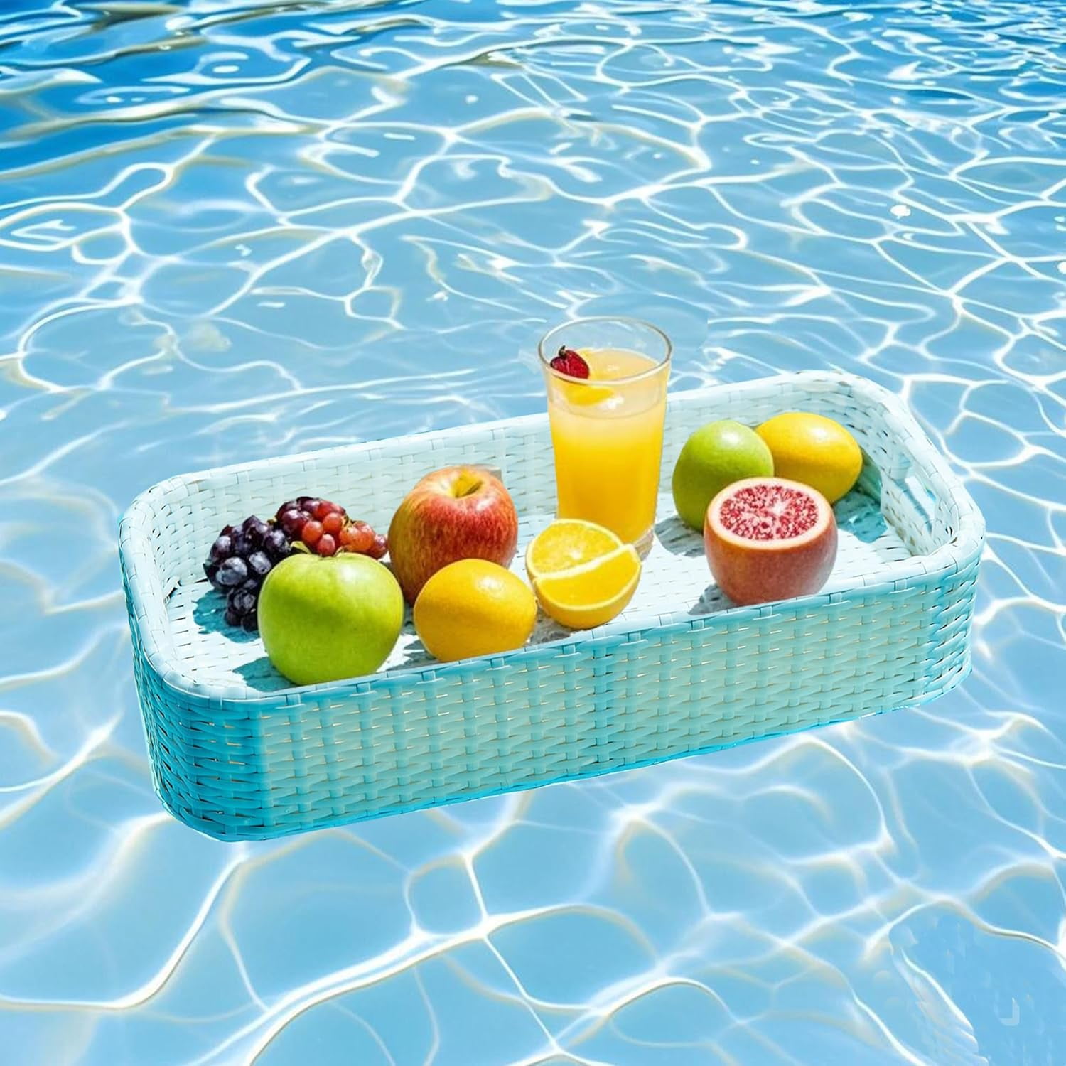 Floating Tray for Pool, Round Serving Tray for Swimming Pool Floats ...