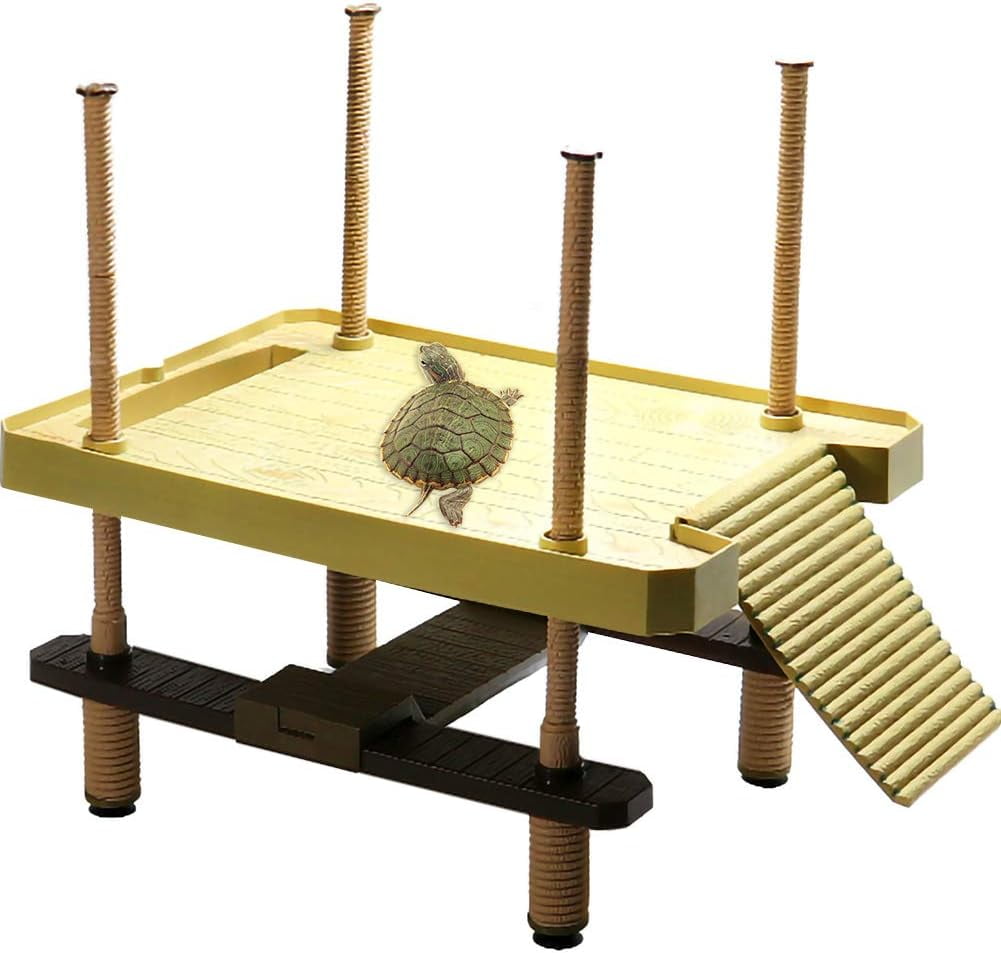 Floating Turtle Pier Basking Platform Reptile Ramp Decorative ...