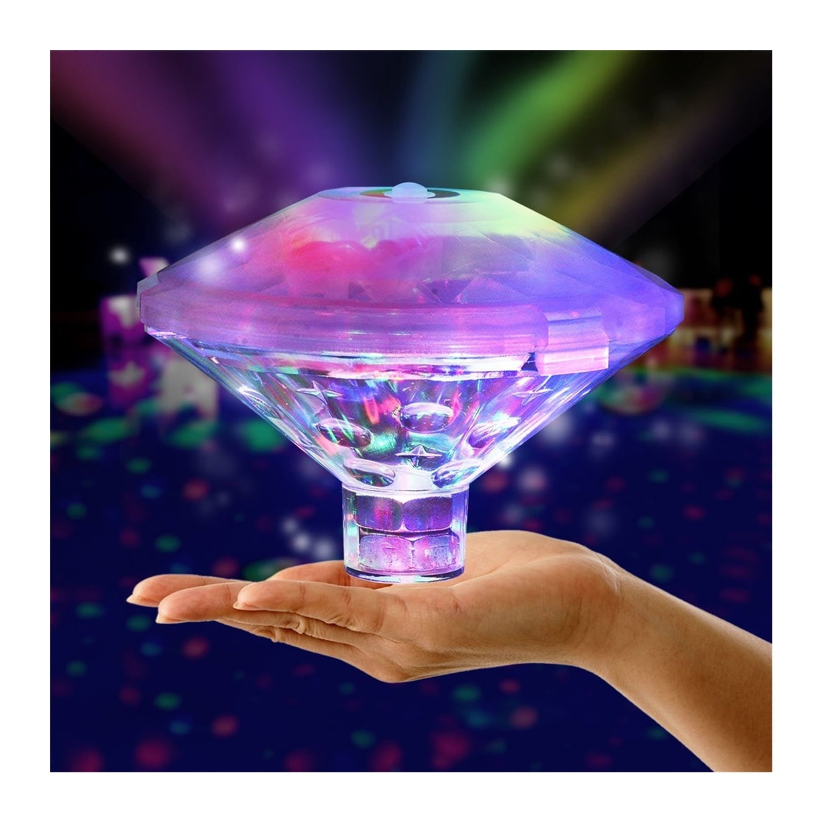 Floating Underwater Light RGB Submersible LED Disco Party Light Glow ...