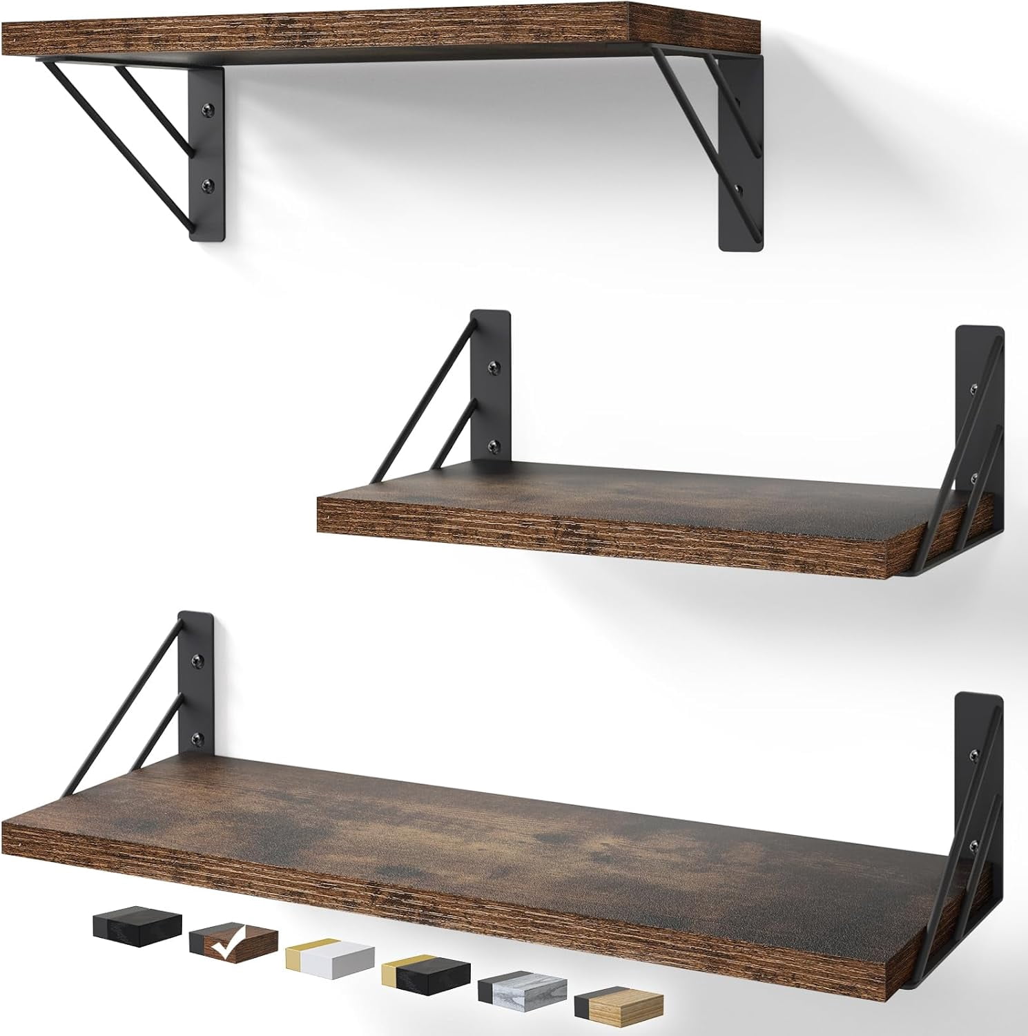 Floating Wall Shelves for Bedroom Decor, Wall Shelves for Living Room ...
