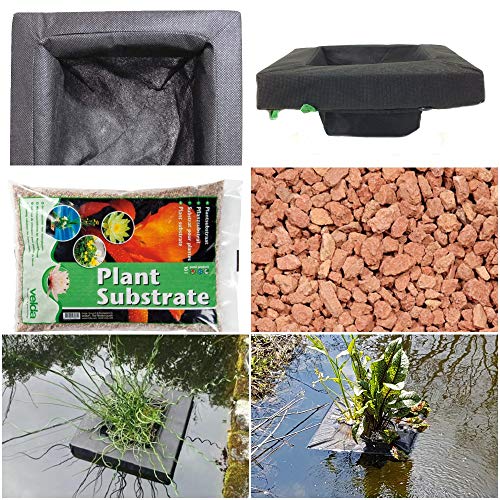 Floating Water Garden Pond Plant Islands 10" & 14" Square with ...