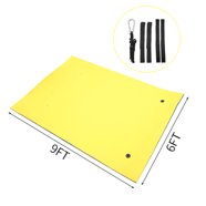 HALLOLURE Floating Water Pad Mat, 8.5*6FT XPE Foam Floating Pad with ...