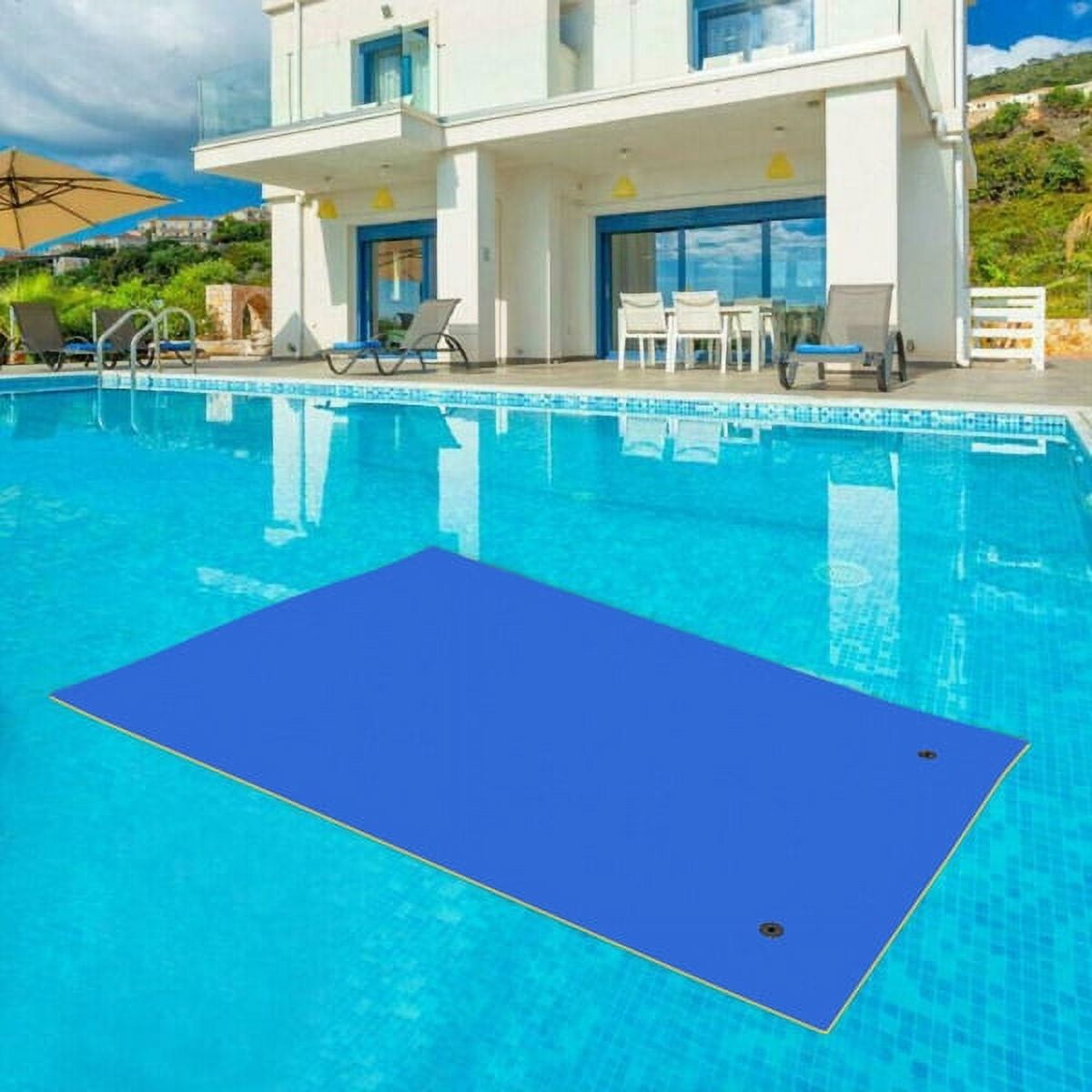Floating Water Pad, 9FT Floating Bed Pad for Water Recreation and ...