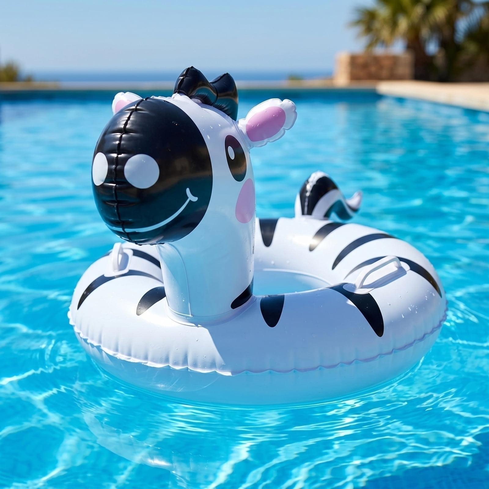 Floating Water Pad Pool Mat with Mesh Center for Relaxing Summer ...
