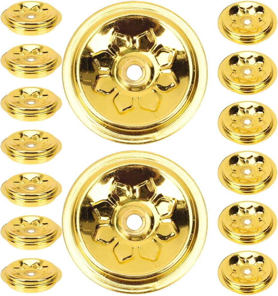 Floating Wicks for Oil Candles 15pcs Candle Wick Holders Floating Wicks Metal Oil Floating Wicks ...