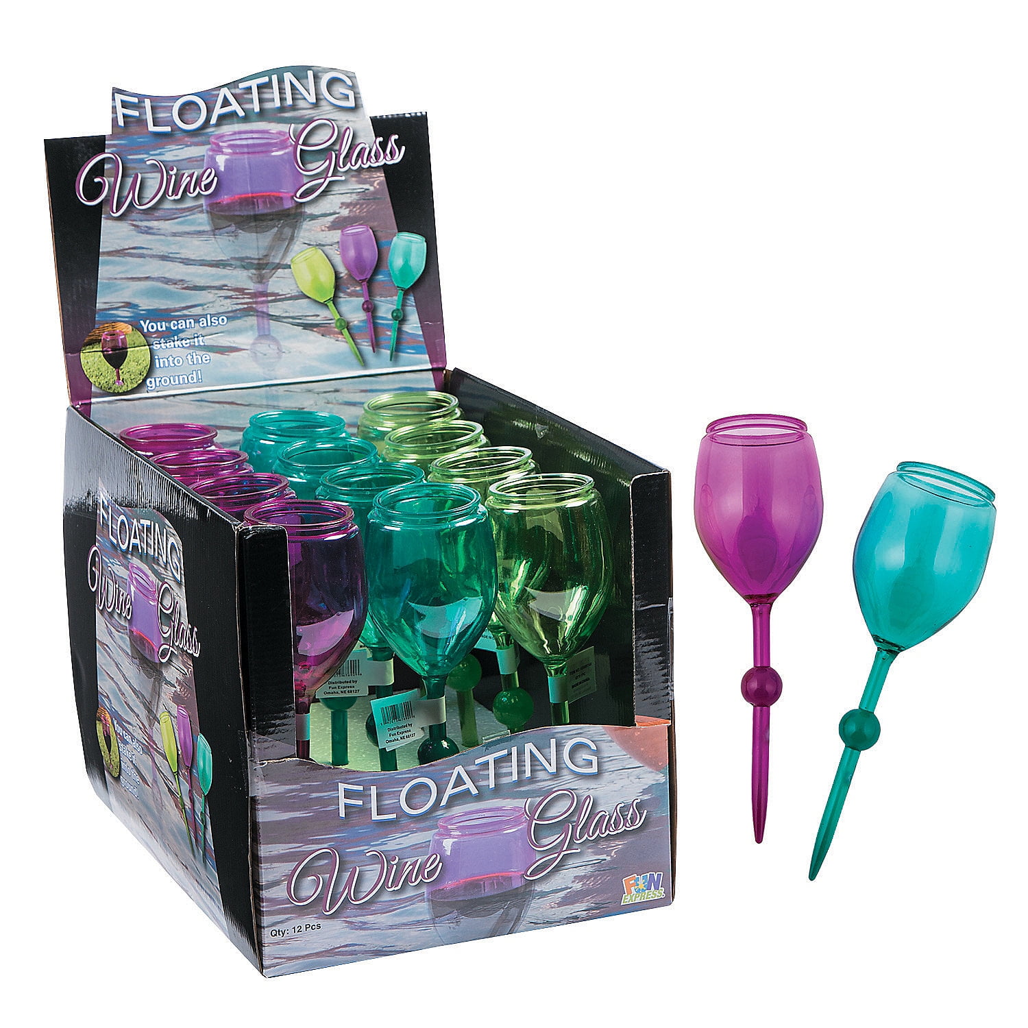 Fun Express Floating Wine Glass (12 Count) - Walmart.com