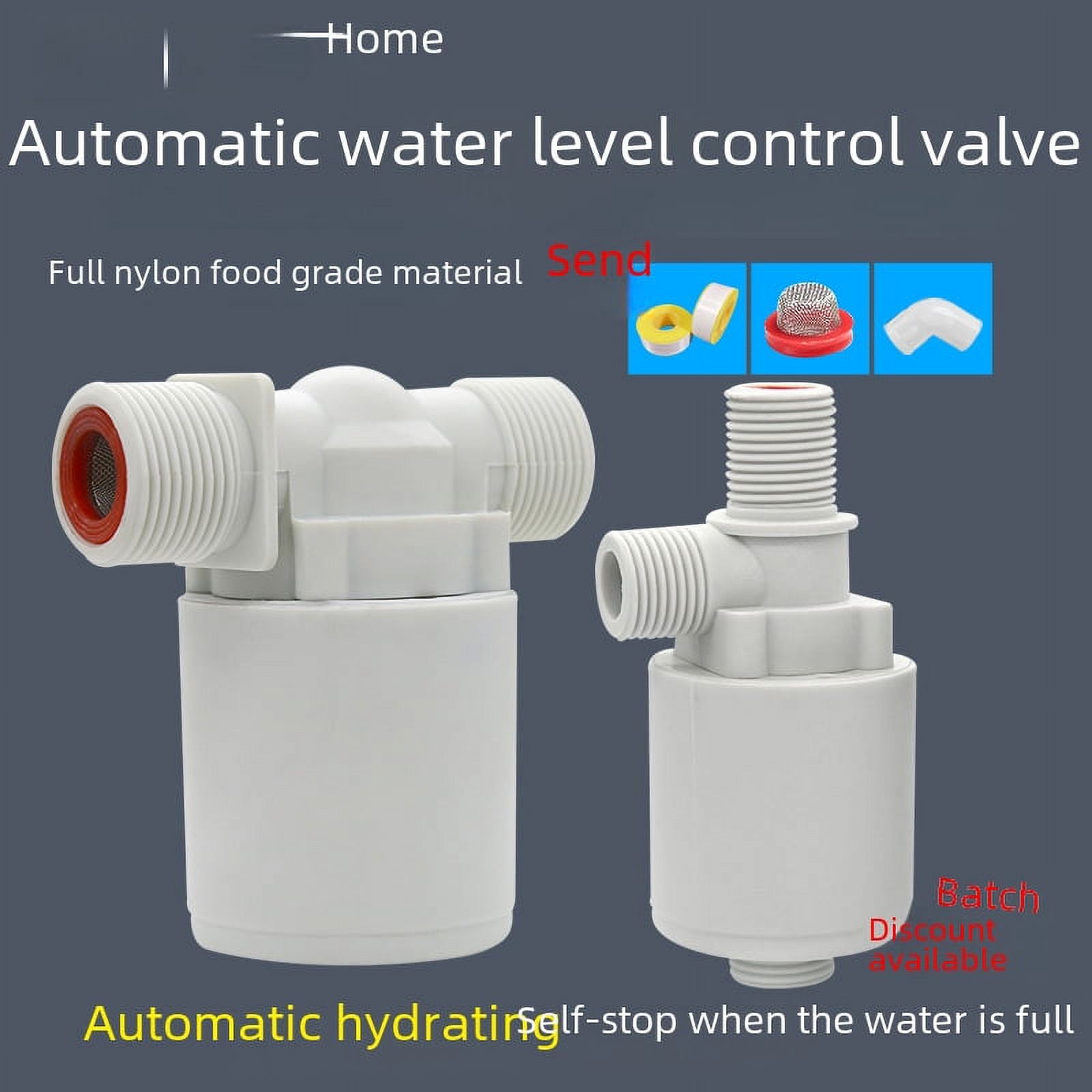 Floating ball valve, water level control valve, automatic water ...
