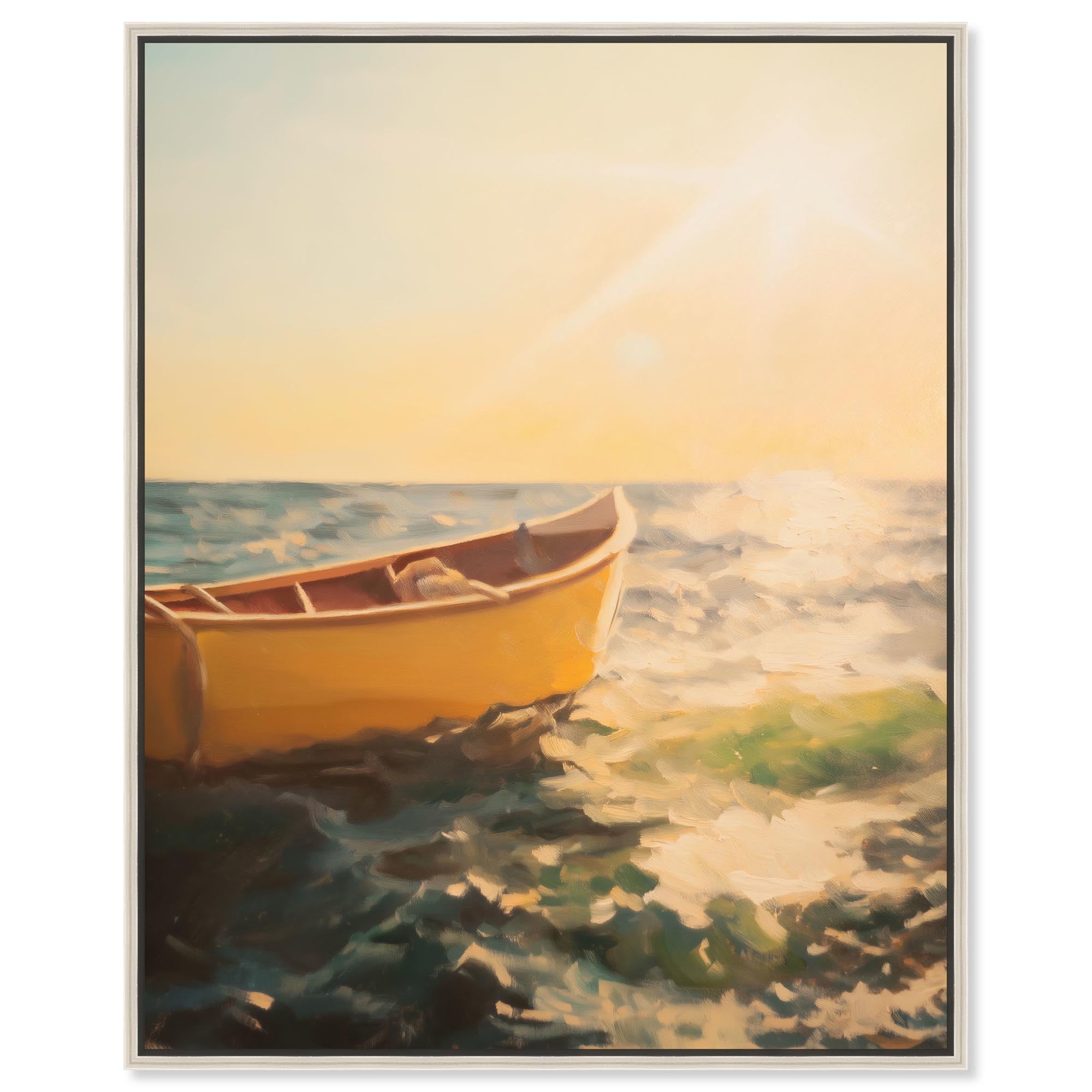 Floating in Tranquility II Canvas Coastal Paintings by Art Remedy ...
