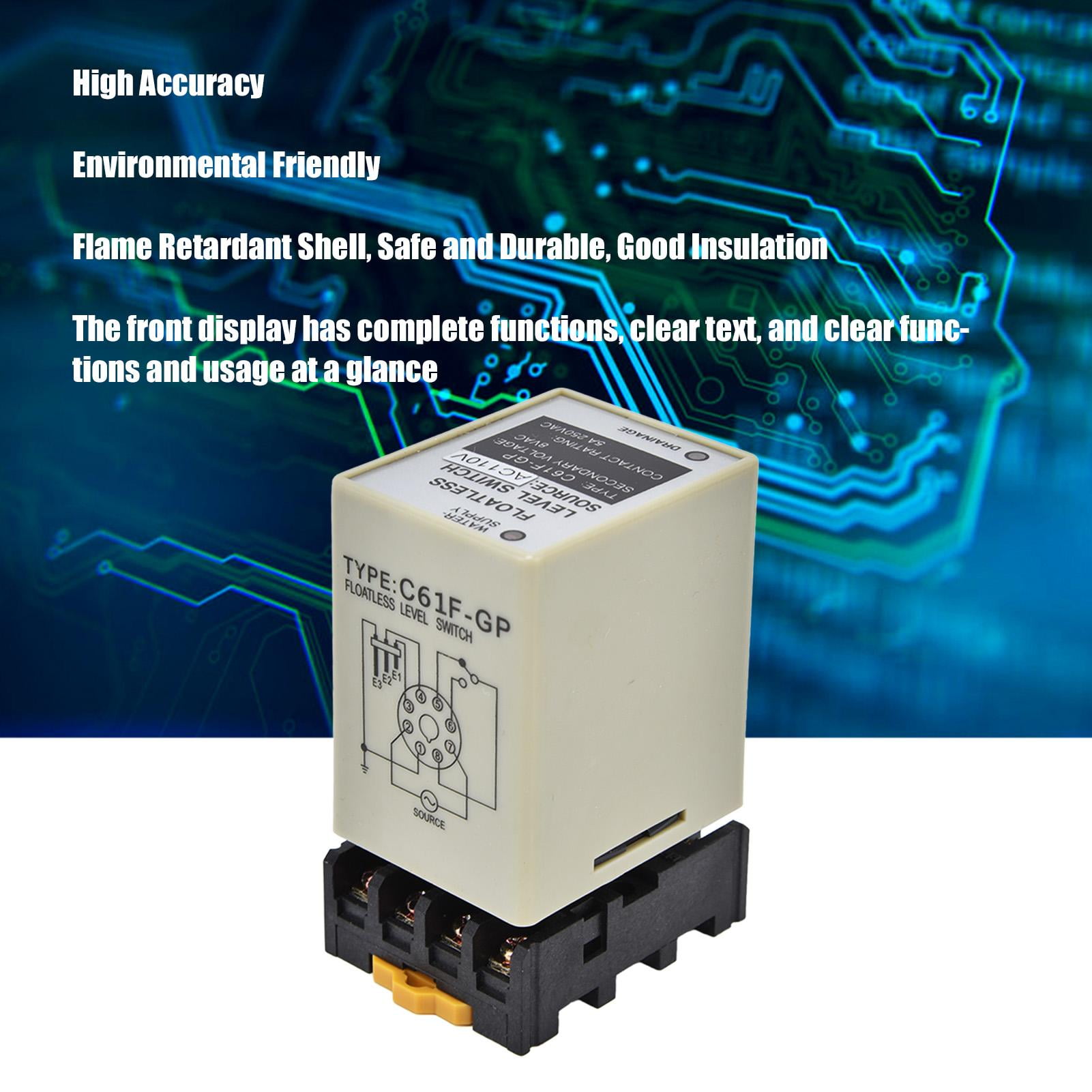 Floatless Level Relay Environmental Flame Retardant Shell High Accuracy ...