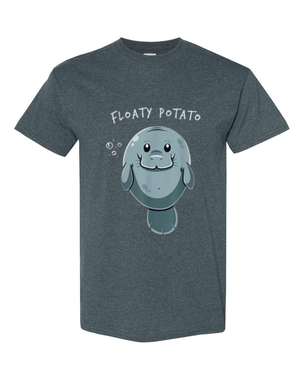 Floaty Potato Funny Quirky T-Shirt, for men & women, up to size 5XL ...