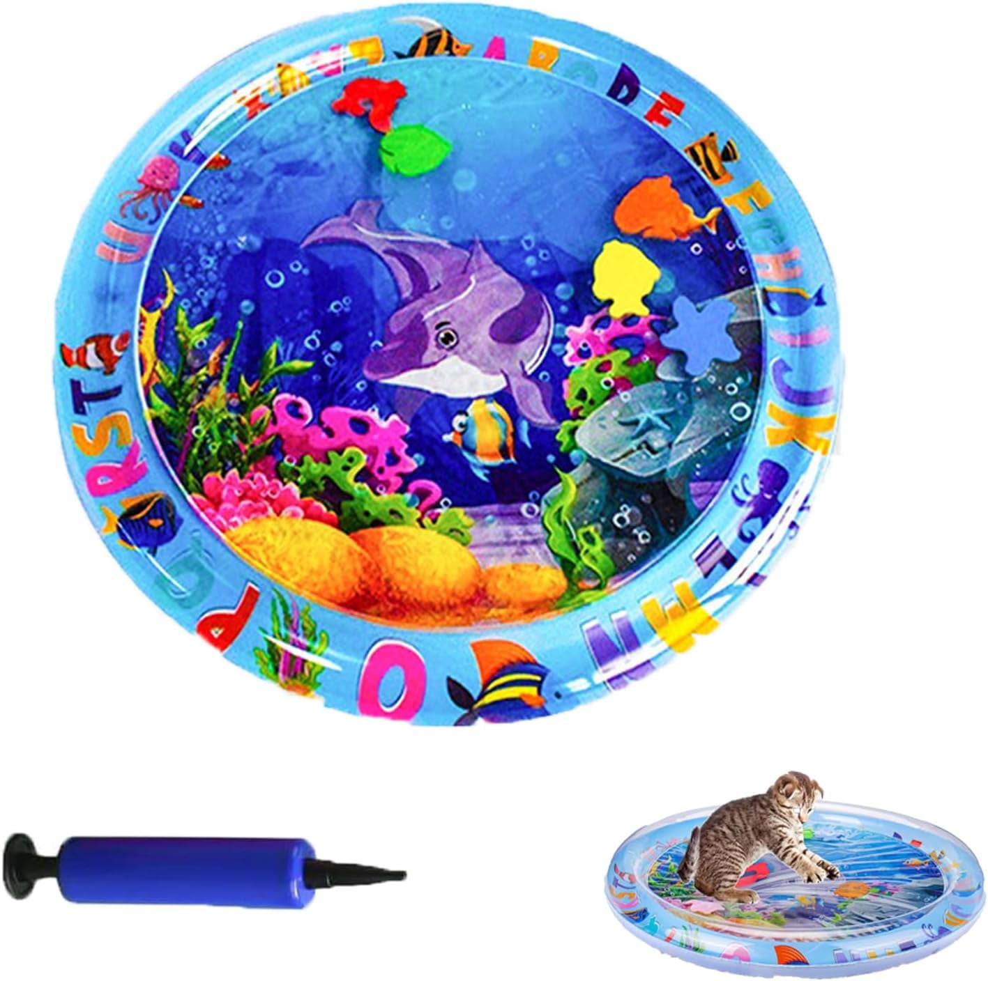 Floatyfun Aqua Play Mat, Floatyfun Pool Mat, 2025 Upgrade Inflatable ...