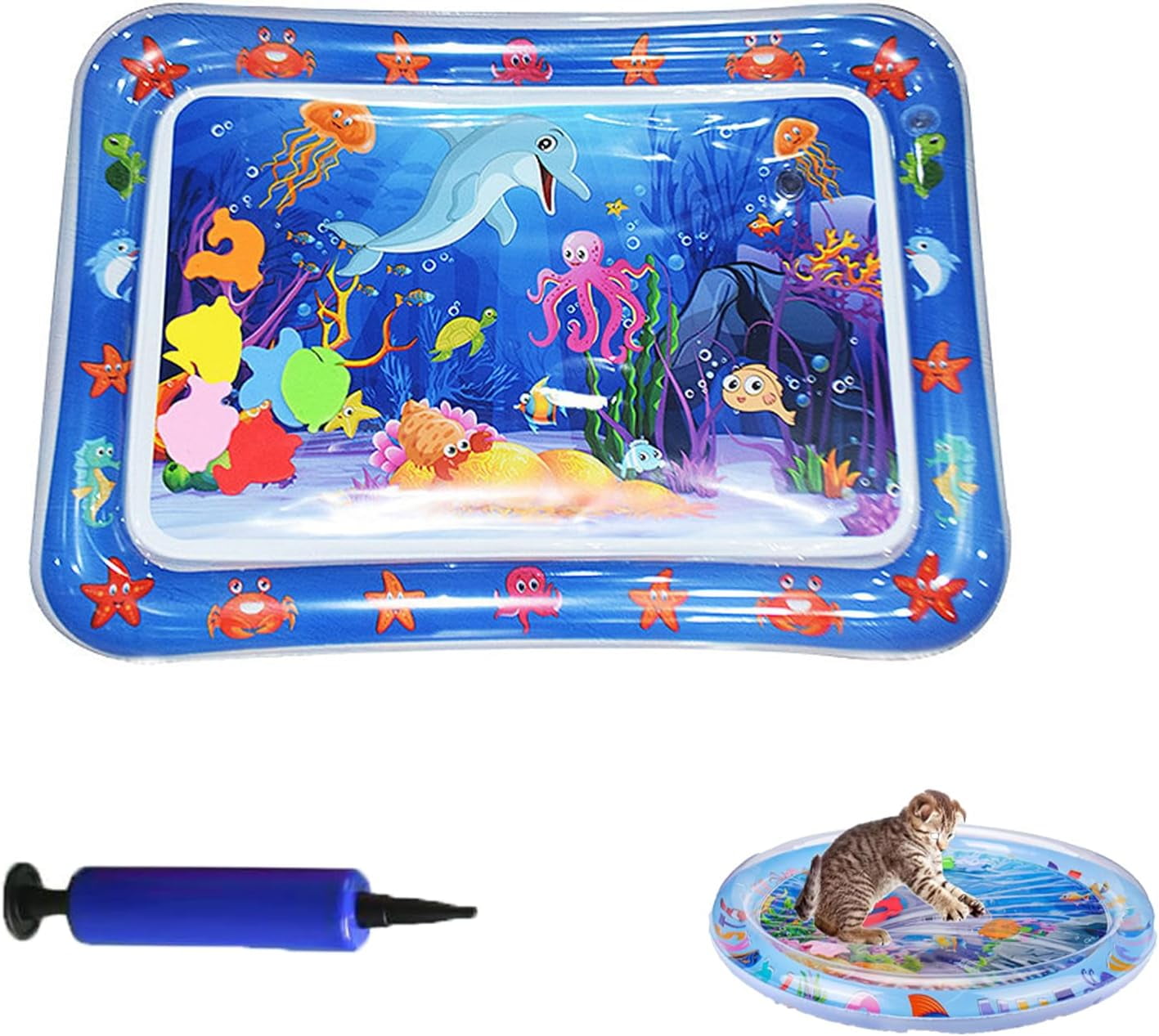 Floatyfun Aqua Play Mat, Floatyfun Pool Mat, 2025 Upgrade Inflatable ...