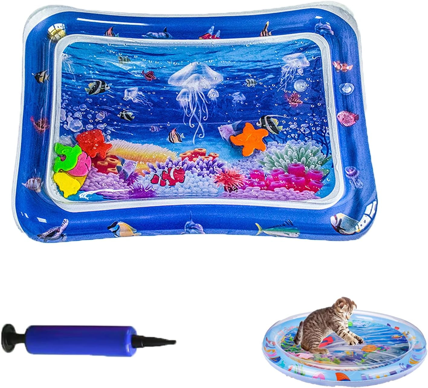 Floatyfun Aqua Play Mat, Floatyfun Pool Mat, 2025 Upgrade Inflatable ...