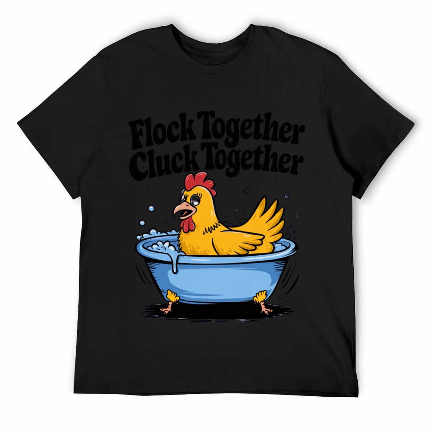 Flock Together Cluck Togethertshirt design Deer Heartbeat Cruise ...