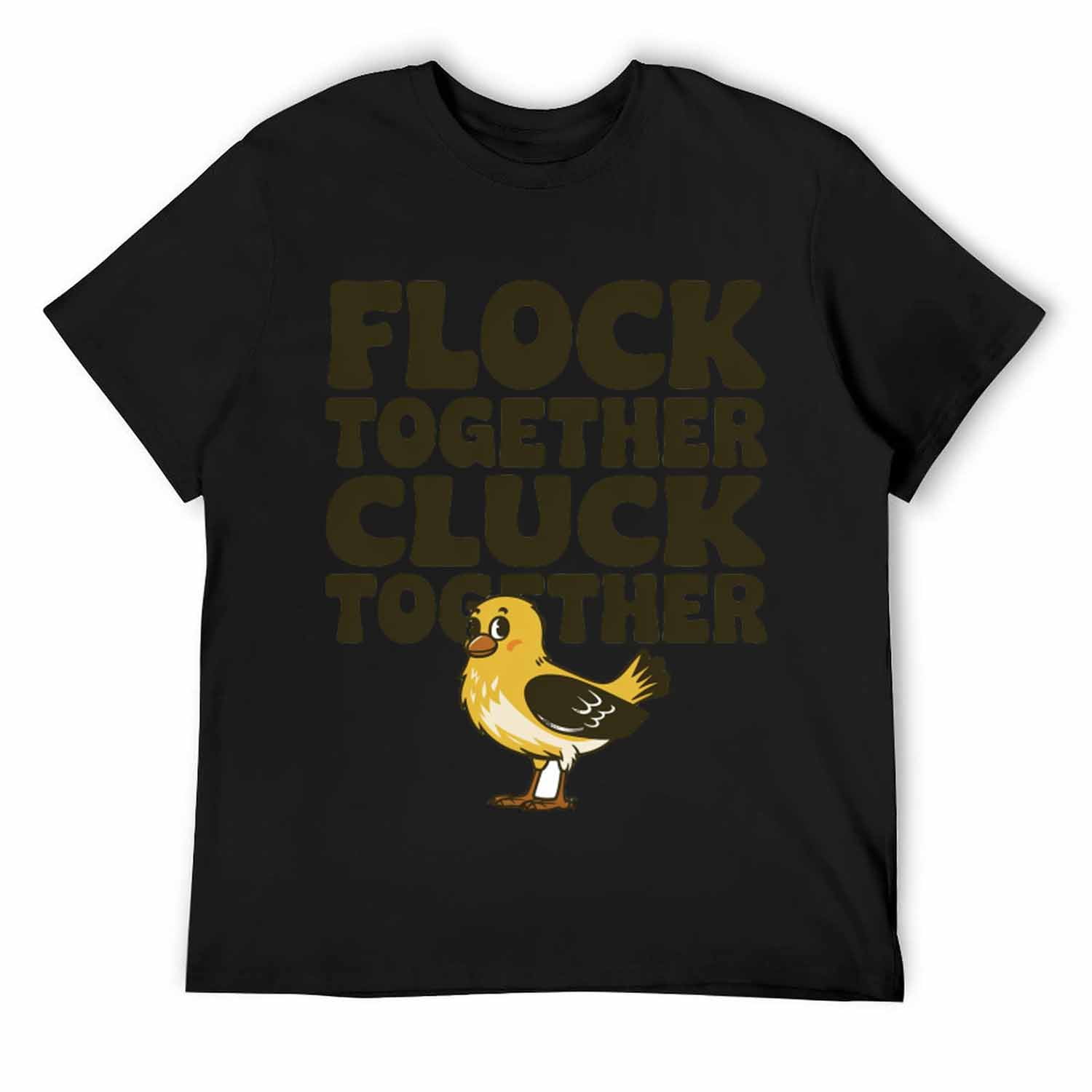 Flock Together Cluck Togethertshirt design Deer Just Because I'M Awake ...