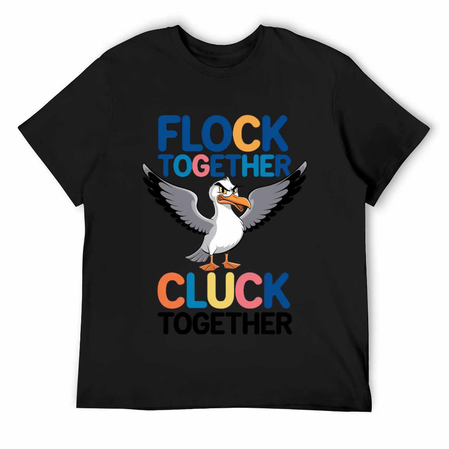 Flock Together Cluck Togethertshirt design Deer Musical Teacher ...