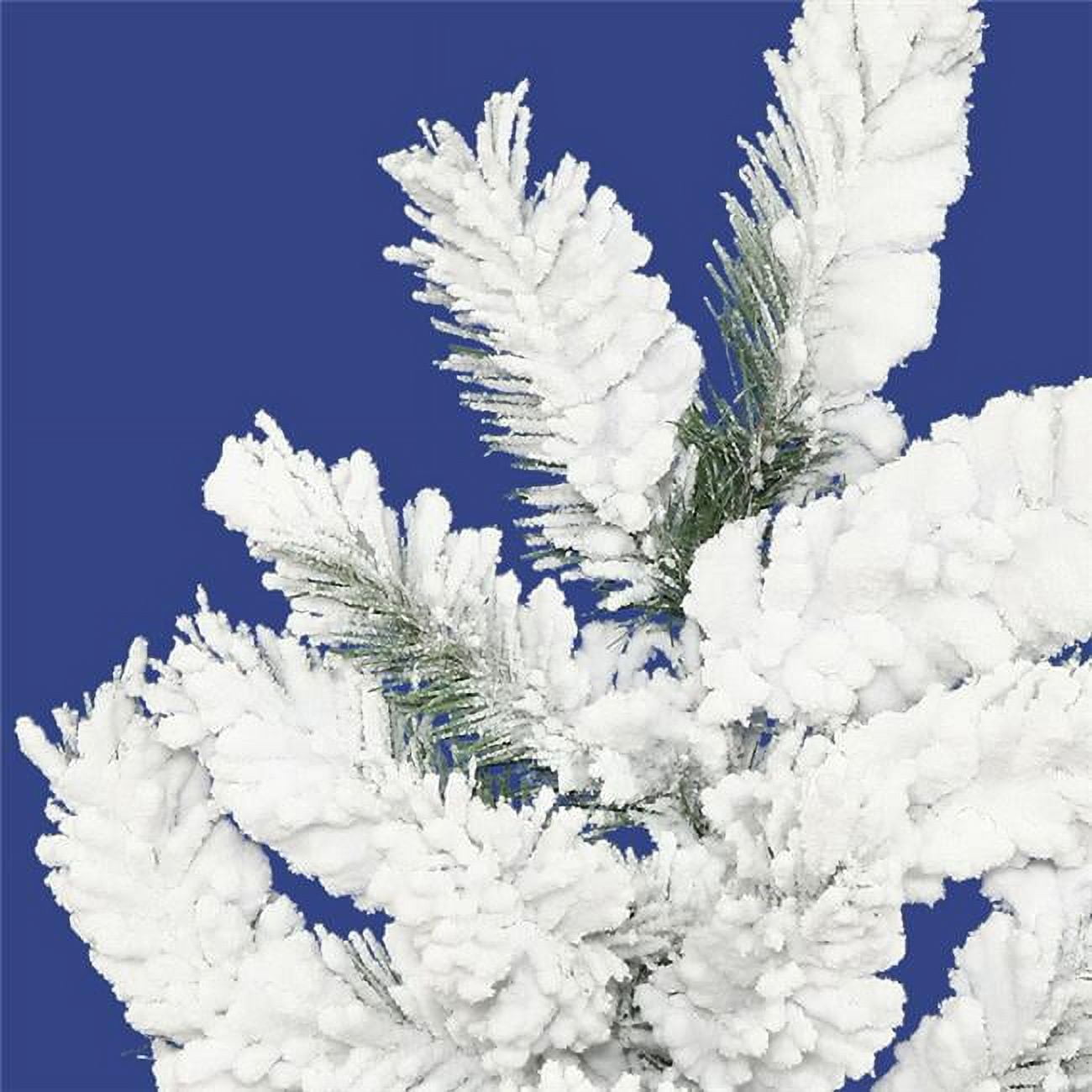 Flocked Alaskan Christmas Hanging Decor - 36 in. Door Swag Garland with ...