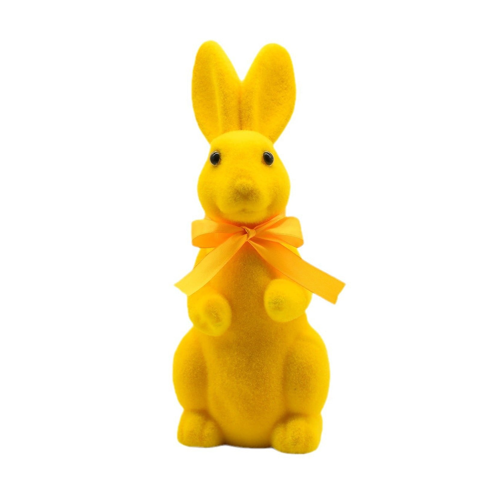 Flocked Bunny Easter Decorations 12.2"/31CM Flocked Bunnies Easter ...
