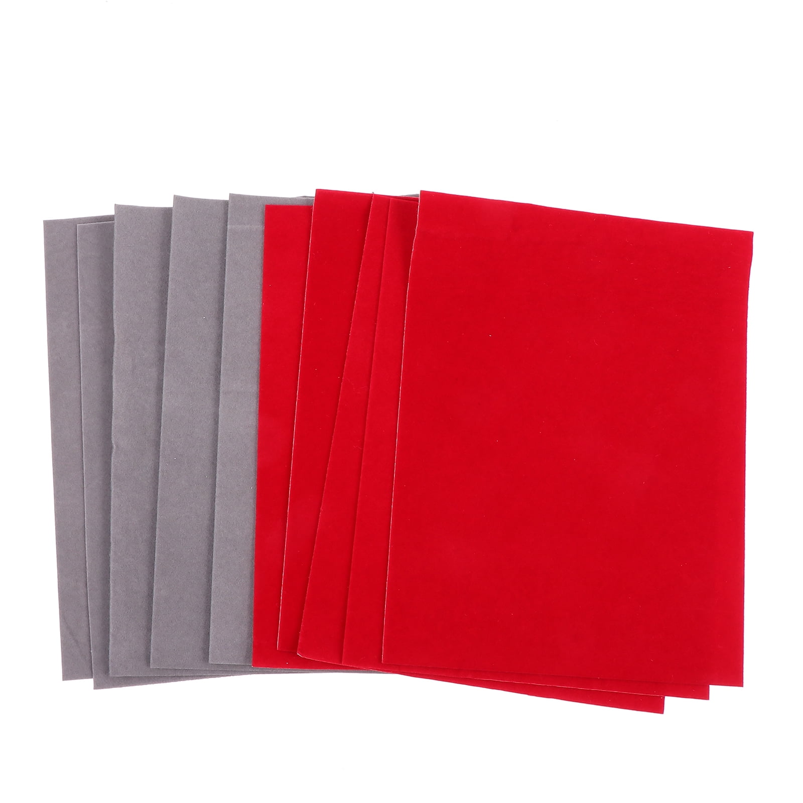 Flocked Cloth Package Material 10 Sheets Adhesive Flocking Wrapped ...