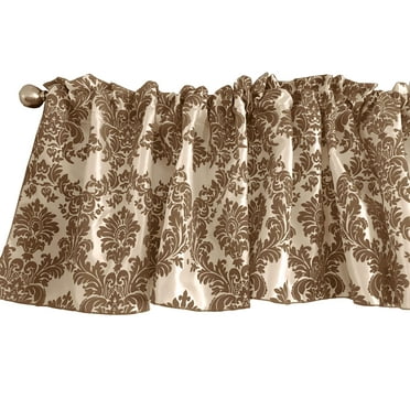 CURTAINKING Country Style Farmhouse Linen Valance Curtains, Floral ...