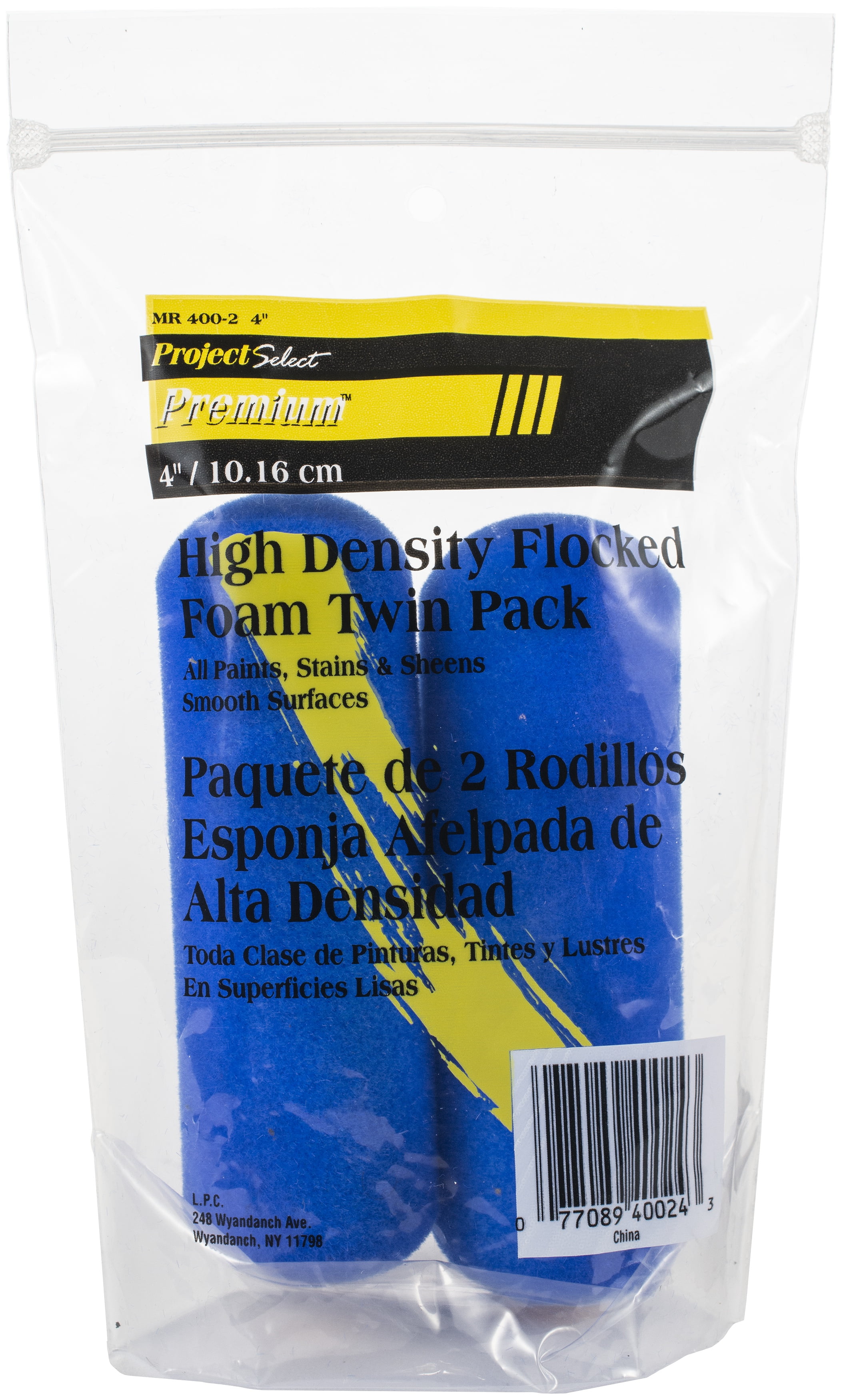 Flocked Foam Mini Rollers 2/Pkg-4" - Walmart.com