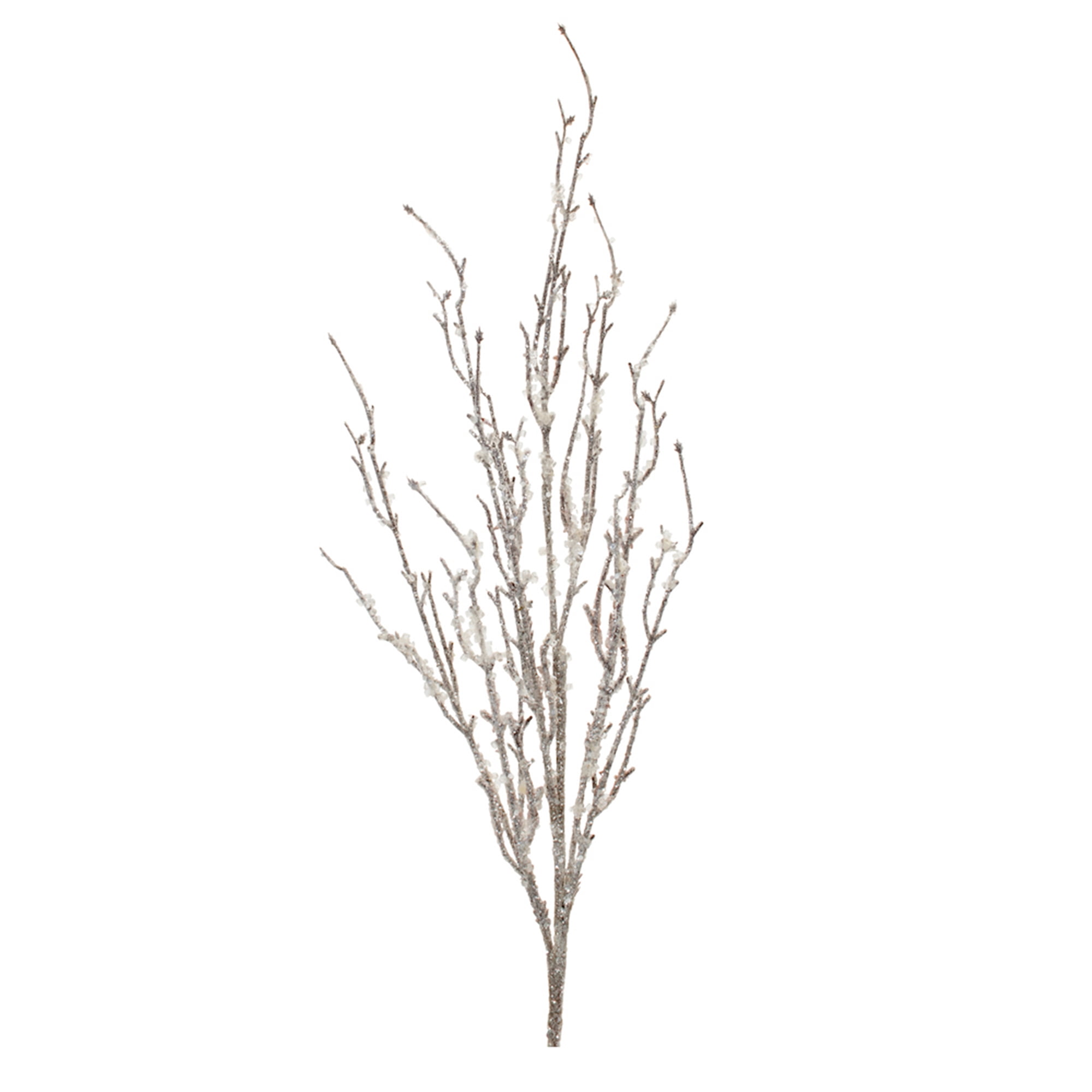 Flocked Glitter Branch (Set of 6) - Walmart.com